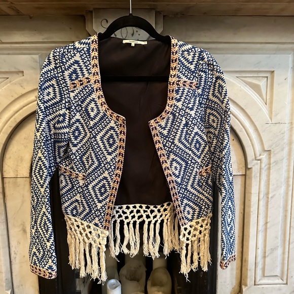 Tularosa | Jackets & Coats | Tula Rosa Jacquard Jacket | Poshmark